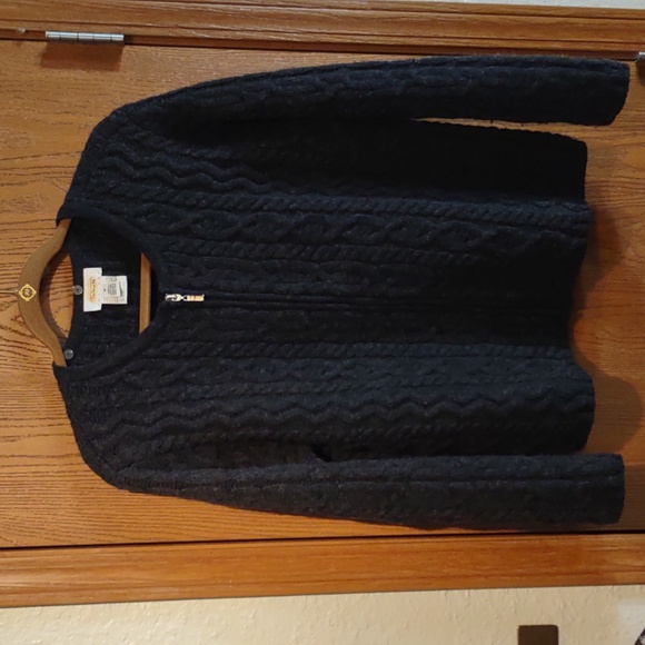 Talbots | Sweaters | Talbots Petites Black Lambswool Cardigan | Poshmark